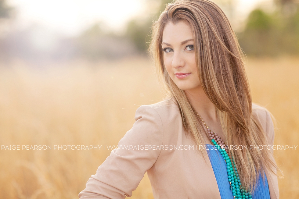 Vivian | Colonial Forge | Virginia Senior Photographer | Paige Pearson ...